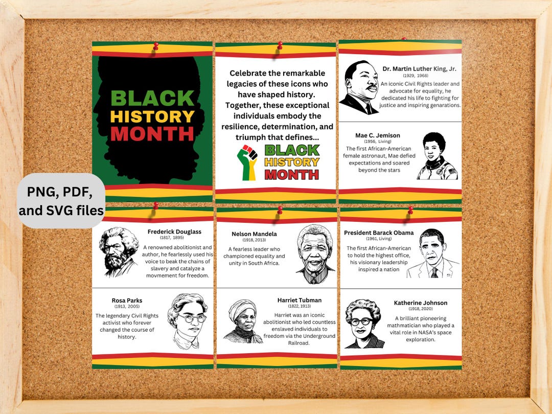 Black History Month Bulletin Board; Printable; Ready-to-print ...