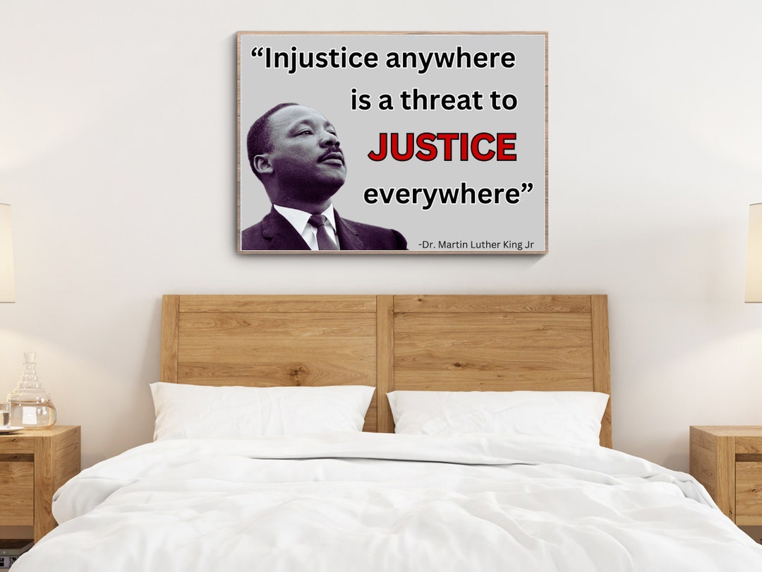 MLK Quote Digital Poster Print; Black History Month Printable; Civil ...