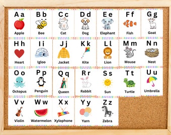 Spanish Alphabet Posters; Letters; Alfabeto; Letras; Digital Download ...