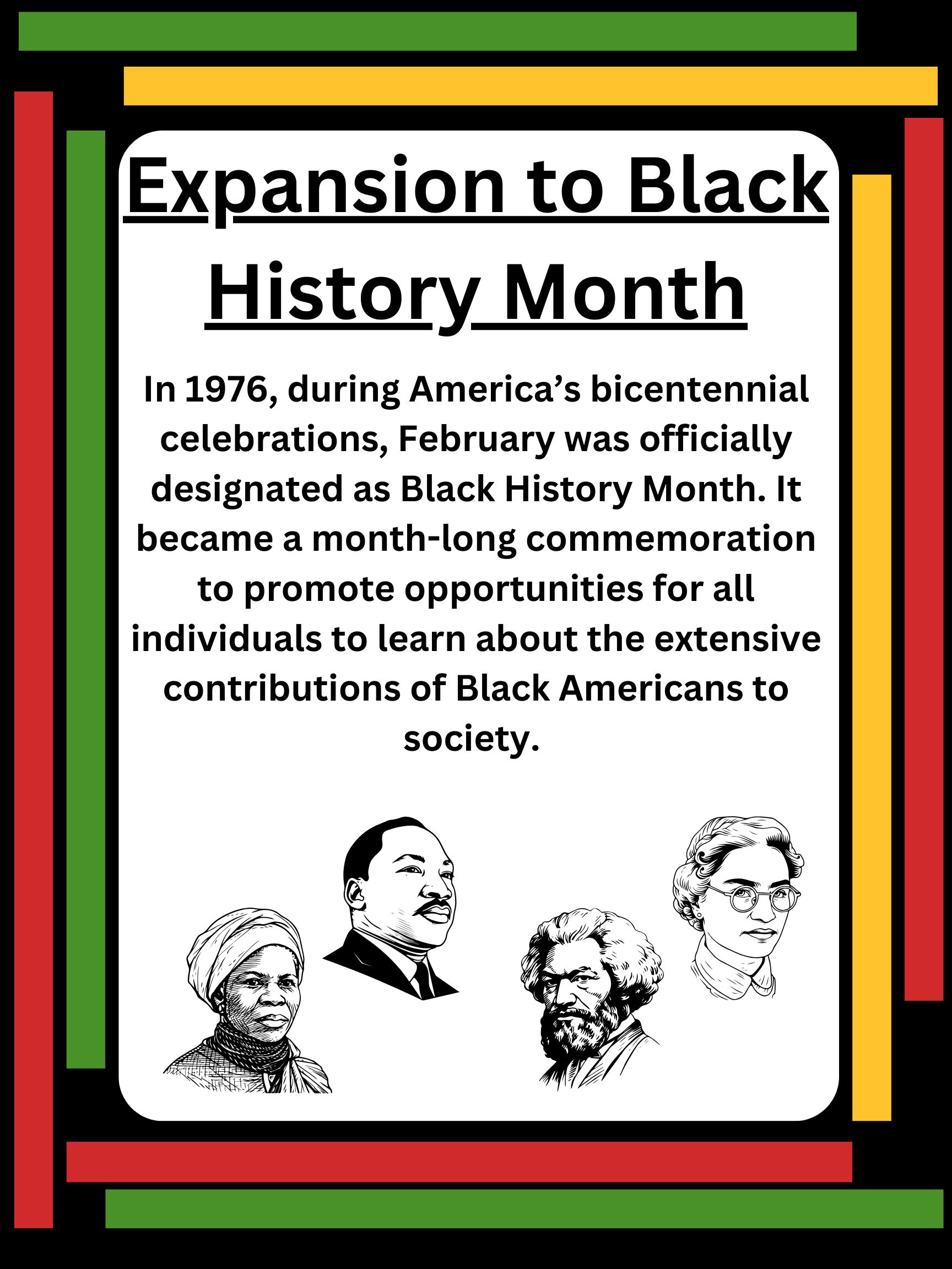 Celebrating the Legacy of Black History Month Bulletin Board; Printable ...