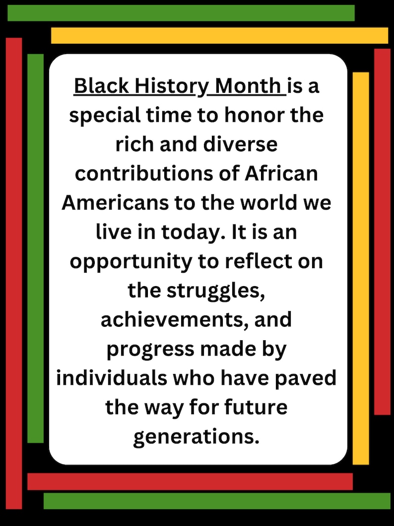 Celebrating the Legacy of Black History Month Bulletin Board; Printable ...