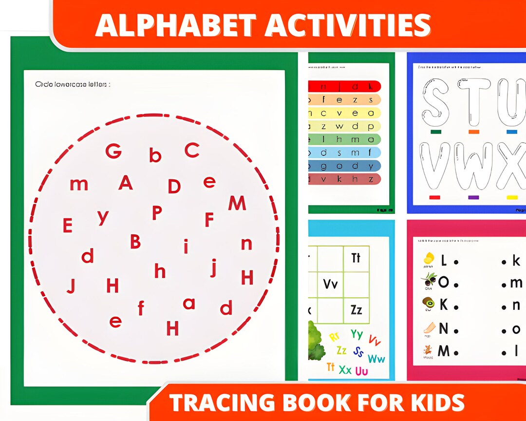 Ultimate Alphabet Activities , Baby Alphabet Book , Tracing Book for ...