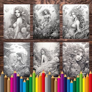 67 Beauty Under the Sea Coloring Pages + 12 Colored Images + Cover ...