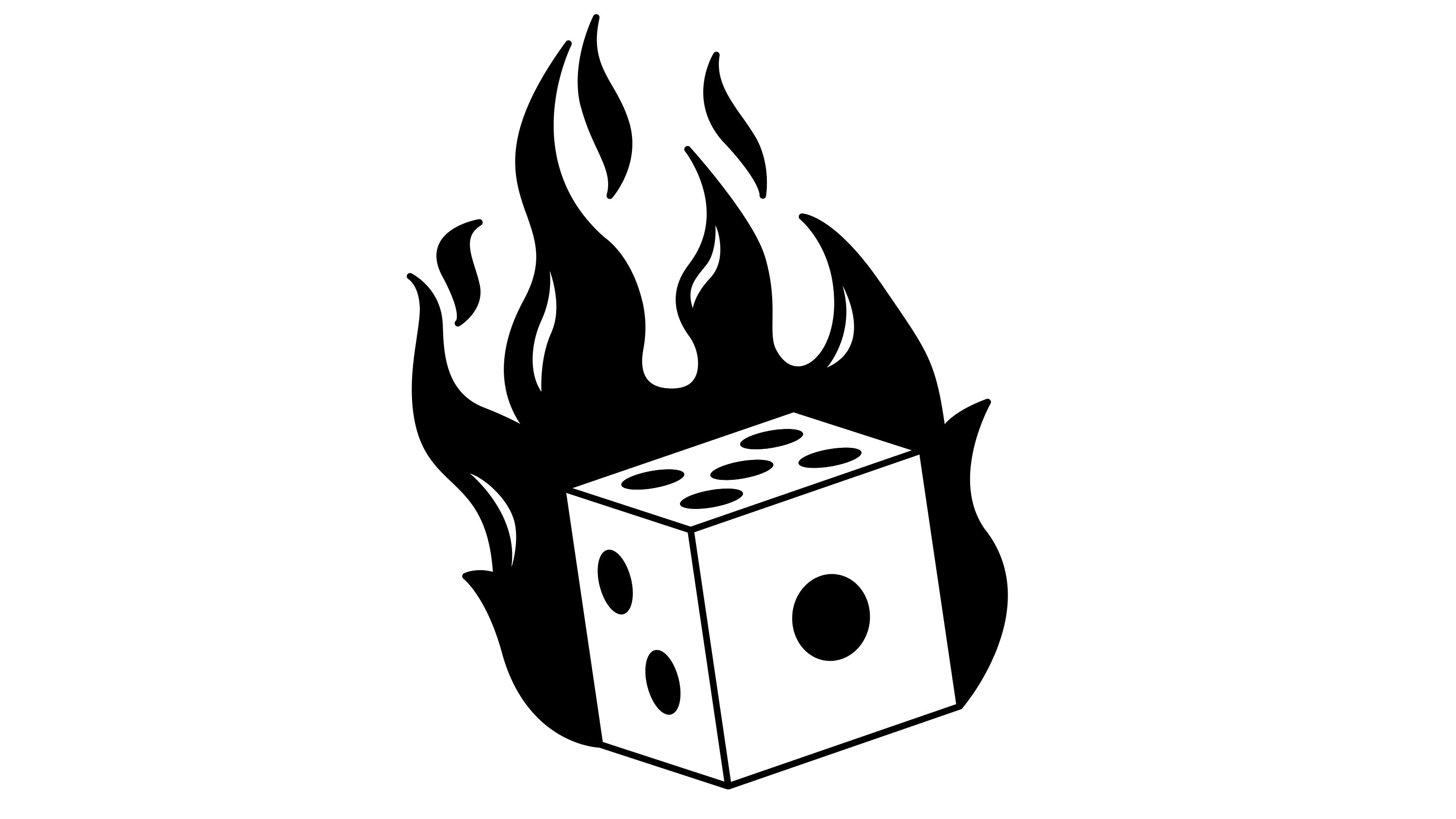 Fire Dice Svg Png,dice Png,dice Svg,flame Svg,dice With Flame,dice With ...