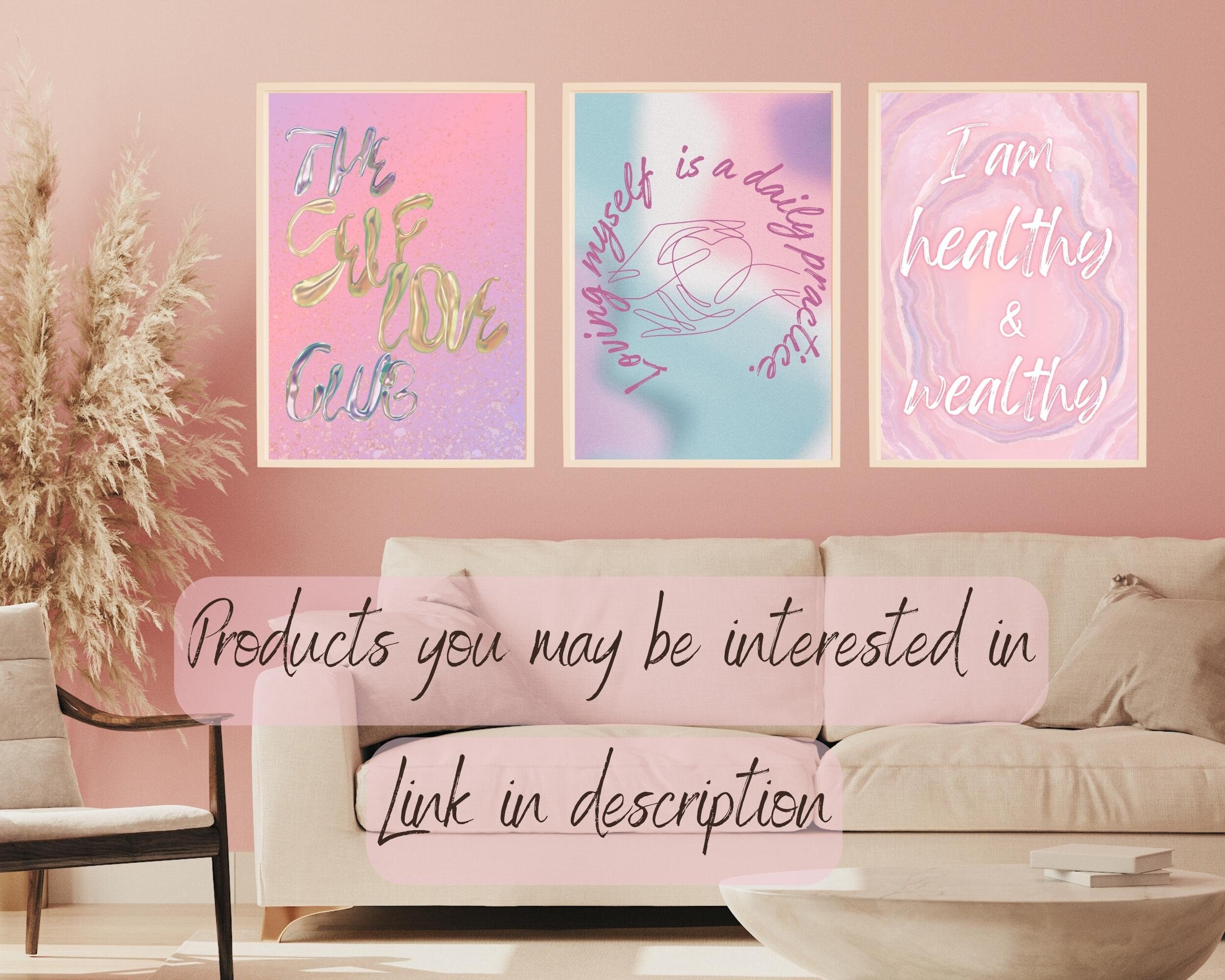 Positive Self Love Affirmation Poster Motivational Quotes - Etsy