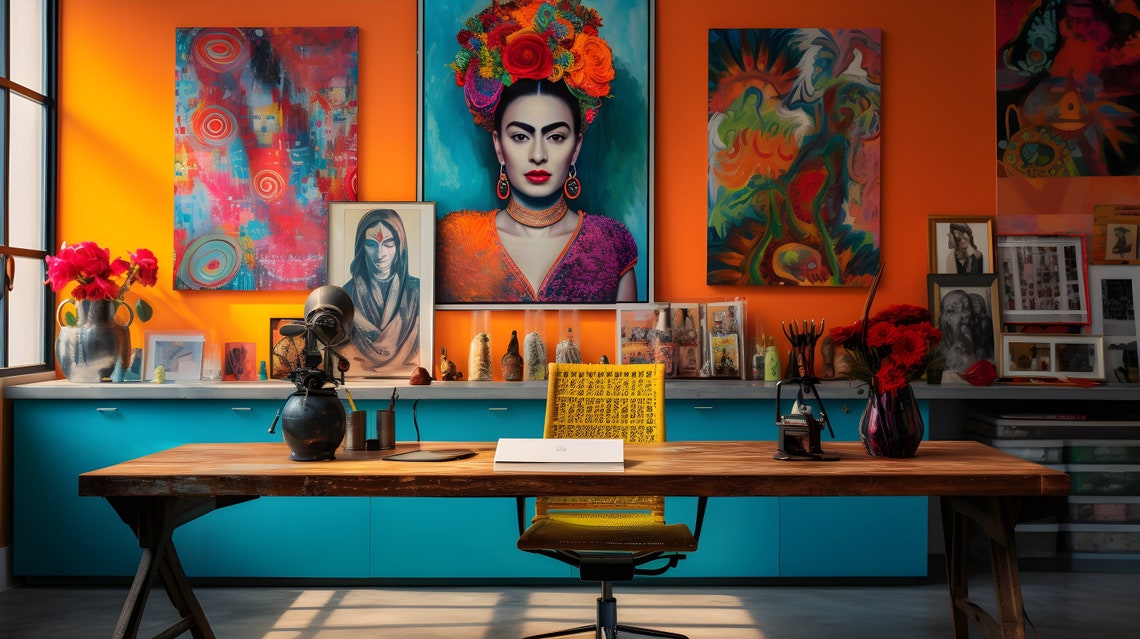 The Frida - Zoom Backgrounds | Backdrop | Office Background | Microsoft ...