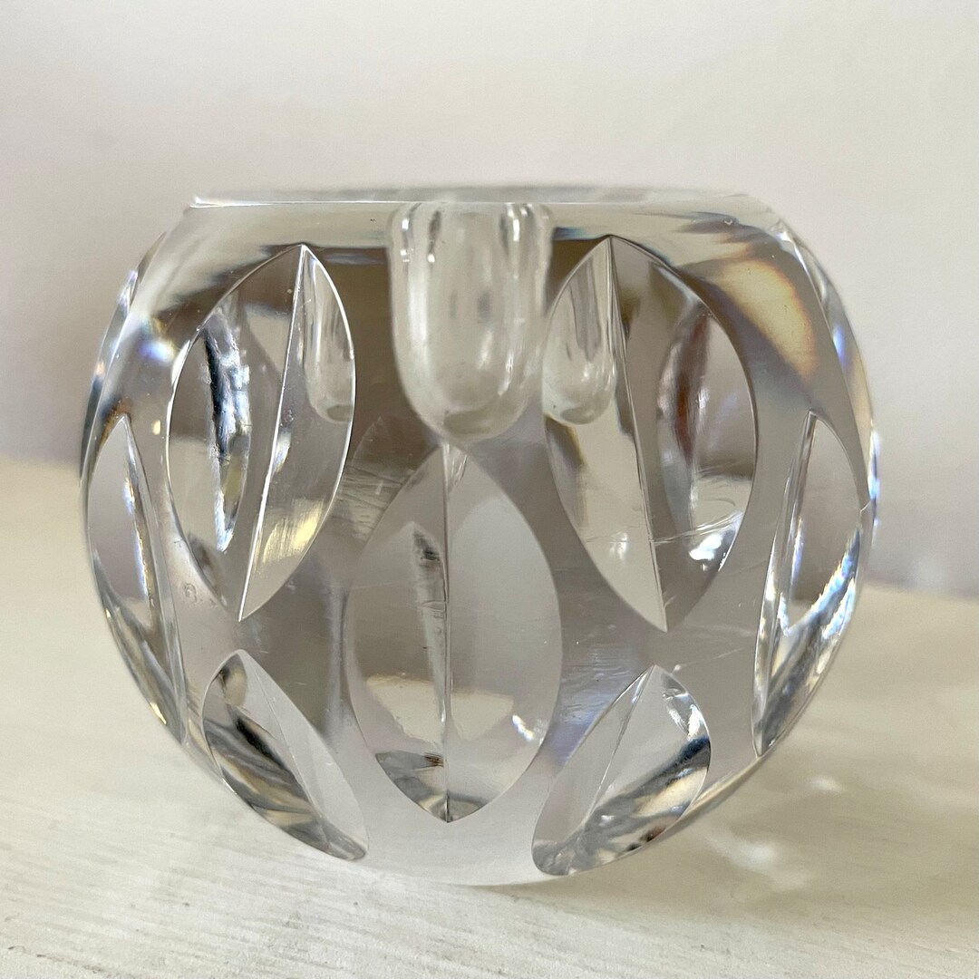 Vintage Full Lead Crystal Glass Paperweight - England - Etsy UK