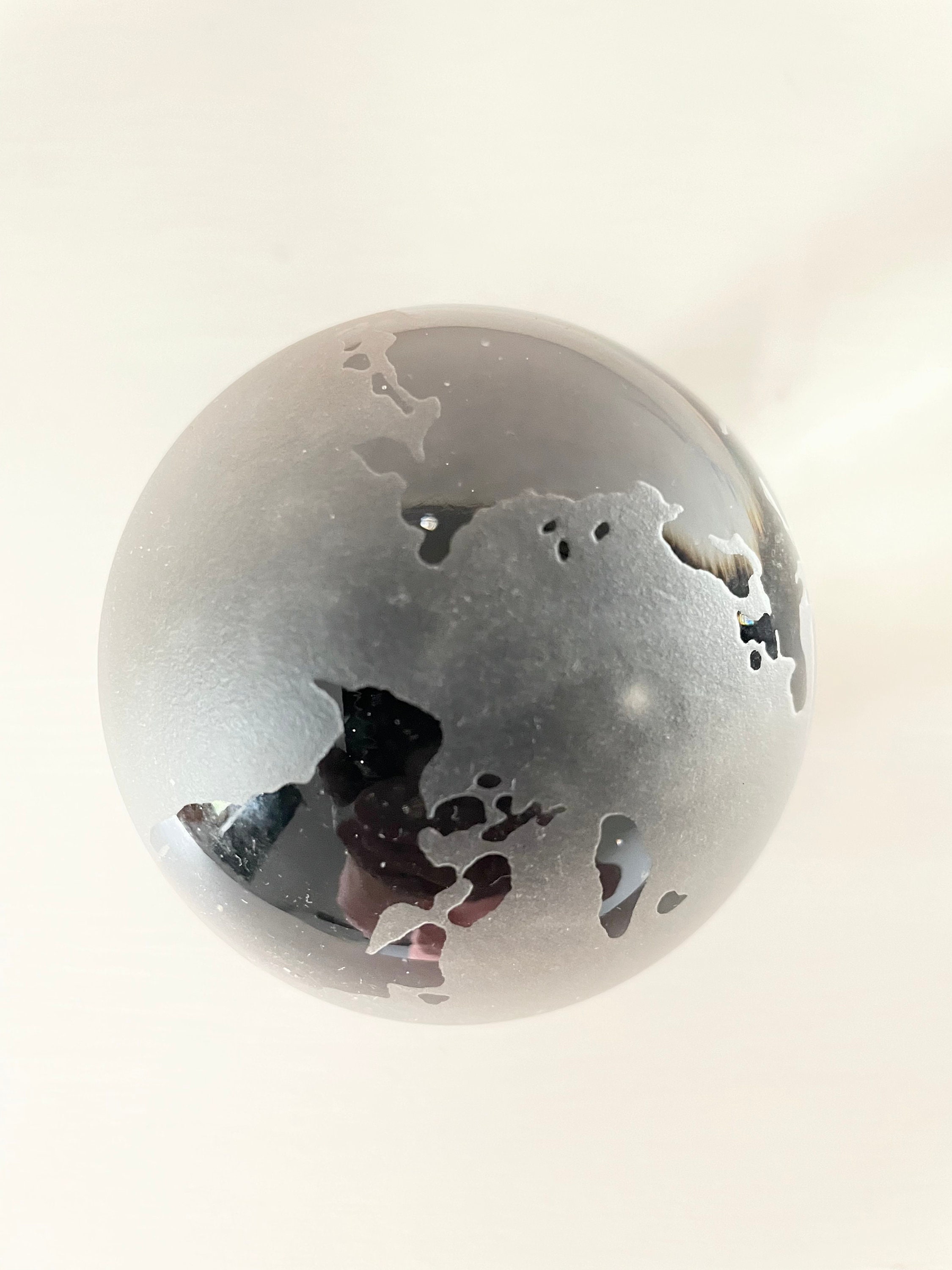 World Globe, Globe, Paperweight, World Map, Glass Paperweight - Etsy UK