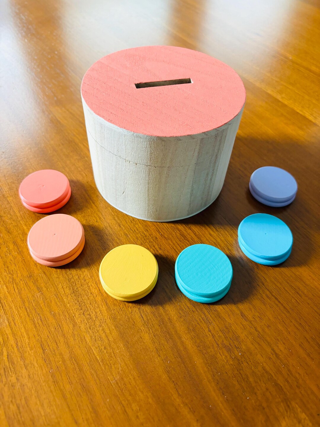 Montessori Kids Toy Posting Box Fine Motor Skills Occupational Therapy ...