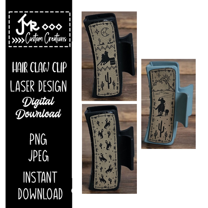 Horse Leather Claw Clip - Etsy