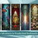 Alice's Adventures in Wonderland Bookmarks: Stained Glass Style ...