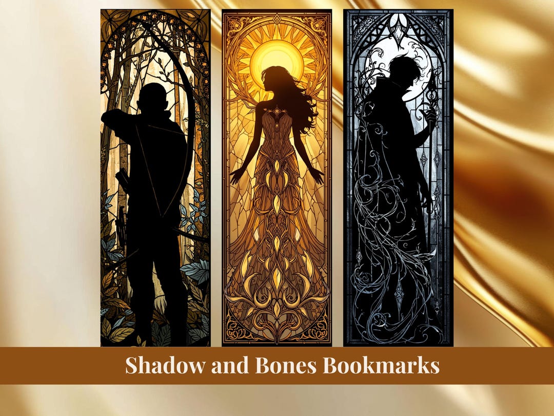 Shadow and Bones Grishaverse Inspired Stained Glass Bookmark Set ...