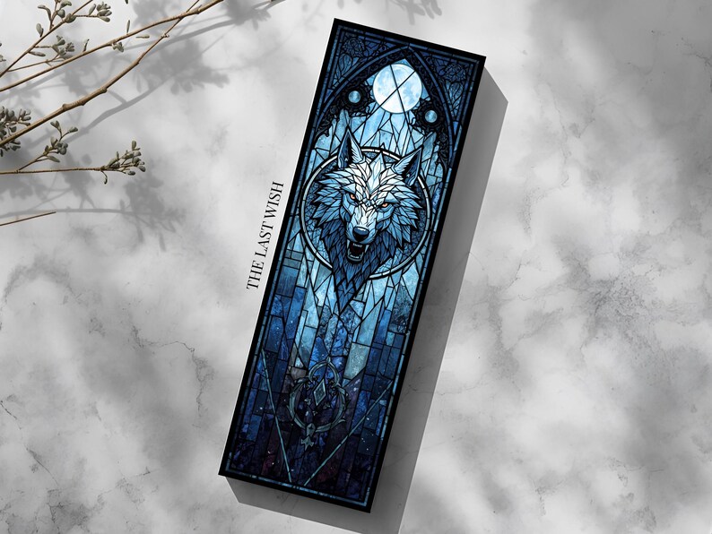 The Witcher Bookmarks: Stained Glass Style (digital Download) Set of 8 ...