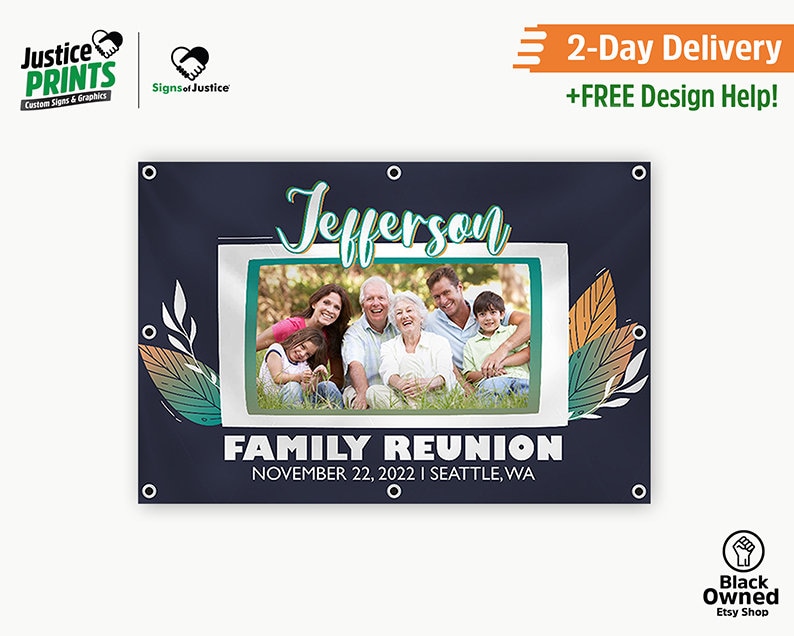 Outdoor Party Banner + FREE Graphic Design + Fast Free Shipping ...