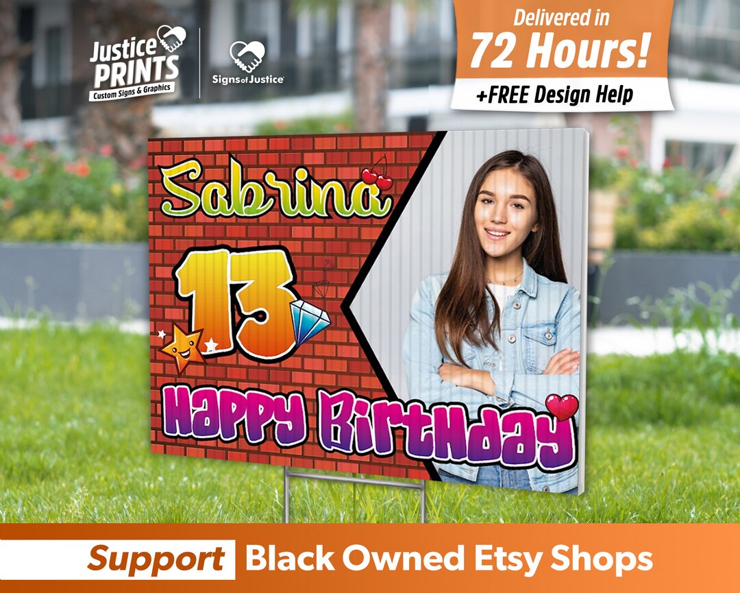 Graffiti Yard Signs + FREE Graphic Design + Fast Free Shipping ...