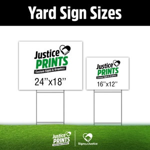 Tax Preparation Government Yard Signs + FREE Graphic Design + Fast Free ...