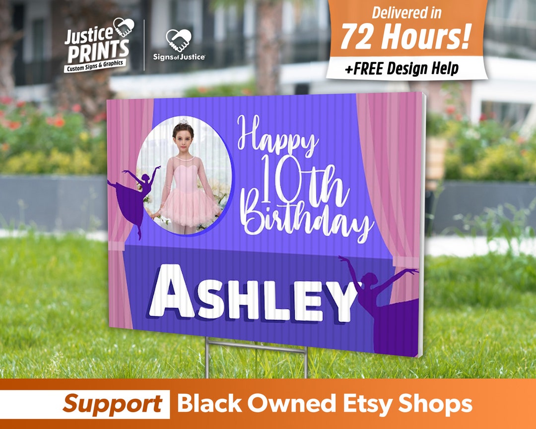 Dancer Yard Signs + FREE Graphic Design + Fast Free Shipping, Delivered ...
