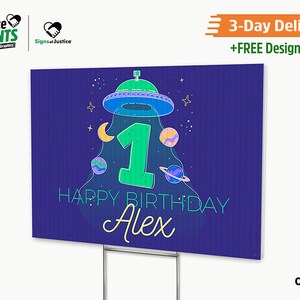 Ufo/aliens Yard Signs + FREE Graphic Design + Fast Free Shipping ...