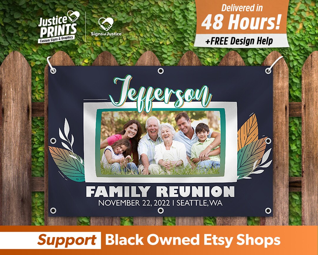 Outdoor Party Banner + FREE Graphic Design + Fast Free Shipping ...