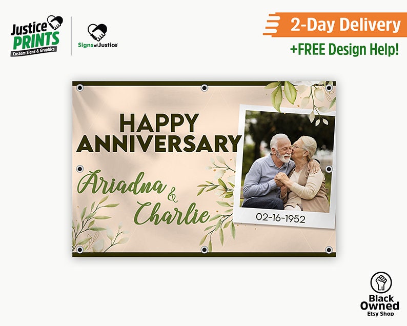Outdoor Party Banner + FREE Graphic Design + Fast Free Shipping ...