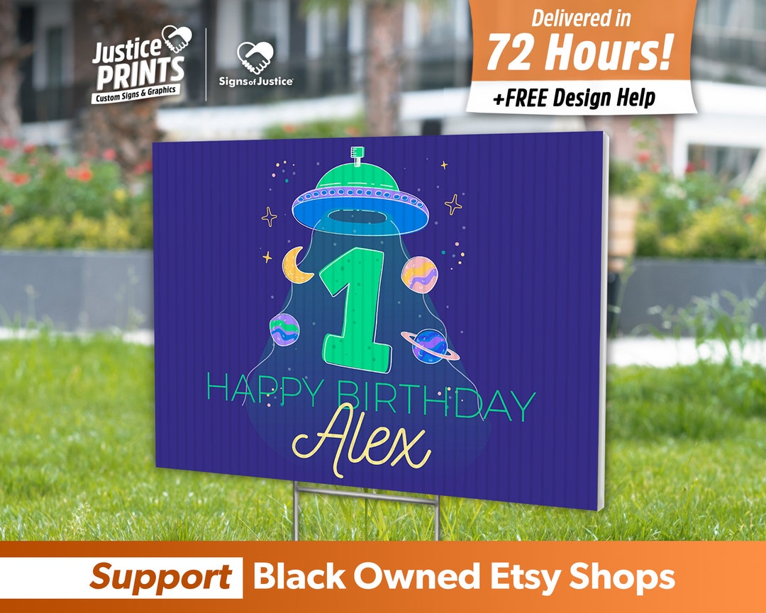 Ufo/aliens Yard Signs + FREE Graphic Design + Fast Free Shipping ...