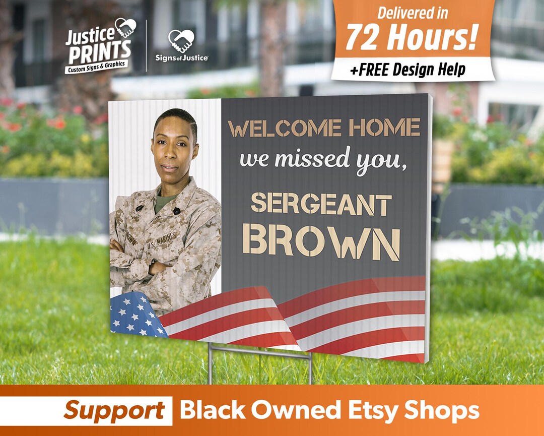 We Missed You Yard Signs + FREE Graphic Design + Fast Free Shipping ...