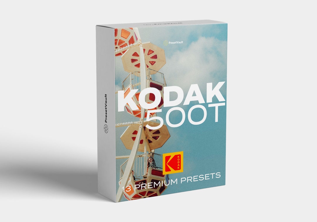 Kodak Presets for Adobe Lightroom Desktop and Mobile Kodak 500T Analog ...