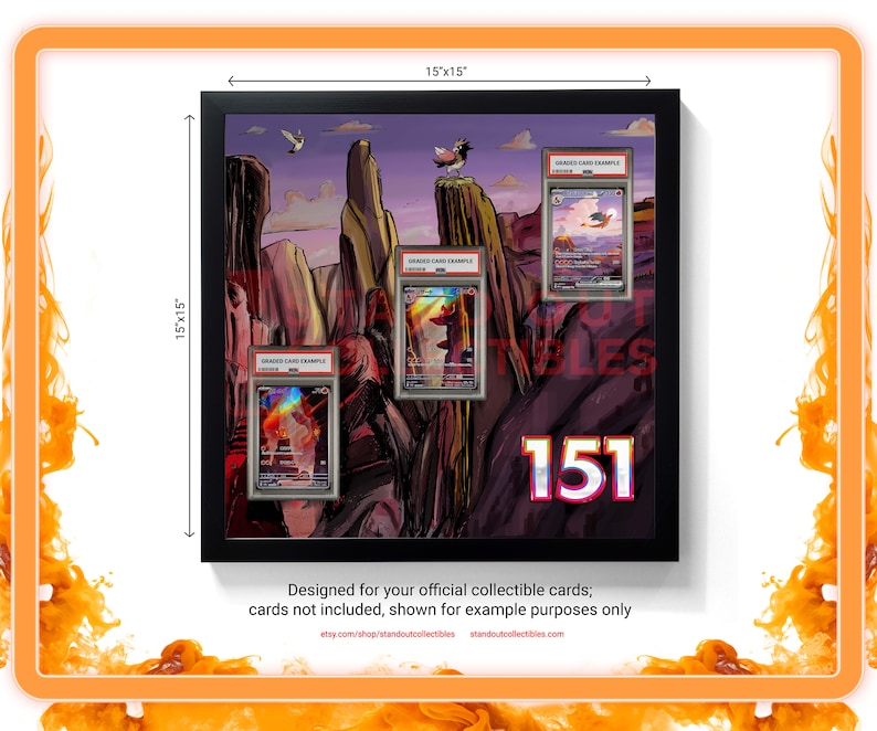 Charmander Charmeleon & Charizard 151 Extended Artwork Acrylic Card ...