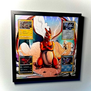 Pokemon Charizard With Attitude Epic Premium Fan-art TCG - Etsy
