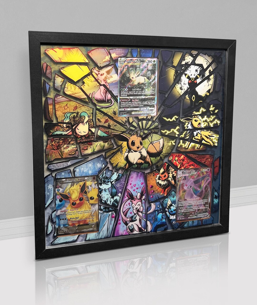 Pokémon Eeveelution Pokemon Card Display Pokemon Collector Gift Pokemon ...