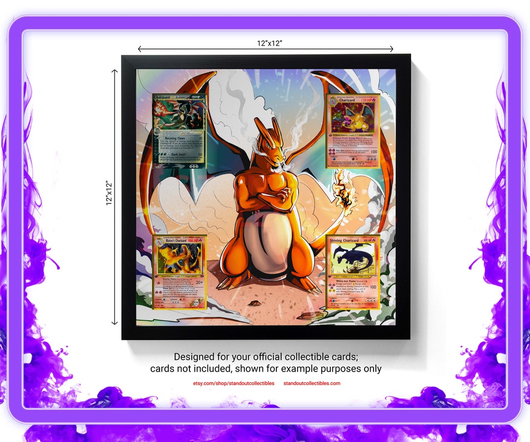 Pokemon Charizard With Attitude Epic Premium Fan-art TCG - Etsy
