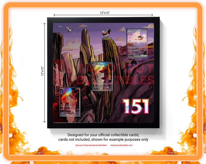 Charmander Charmeleon & Charizard 151 Extended Artwork Acrylic Card ...