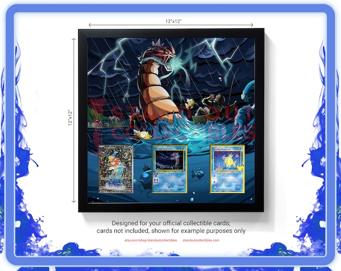 Pokemon Card Display, Pokemon Extended Art Card Case, Pokemon Card Wall ...