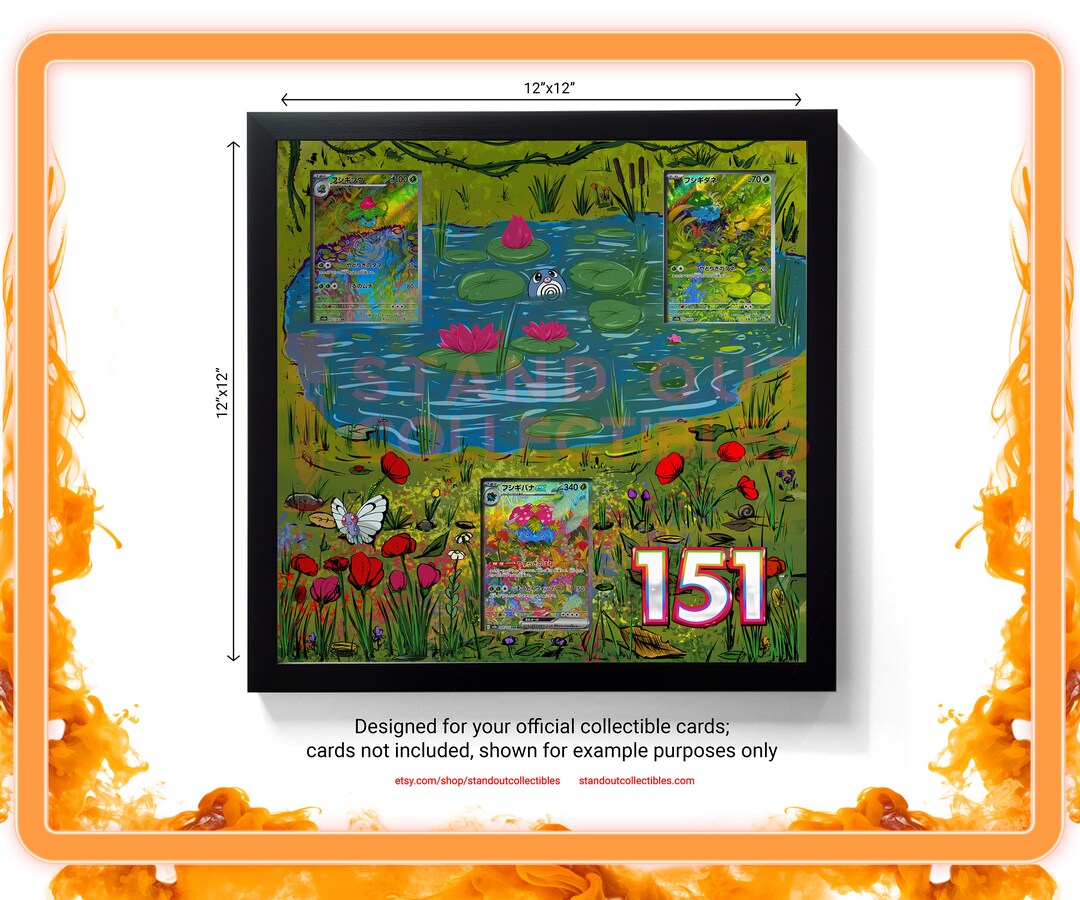 Bulbasaur Ivysaur Venusaur 151 Extended Artwork Acrylic Card - Etsy