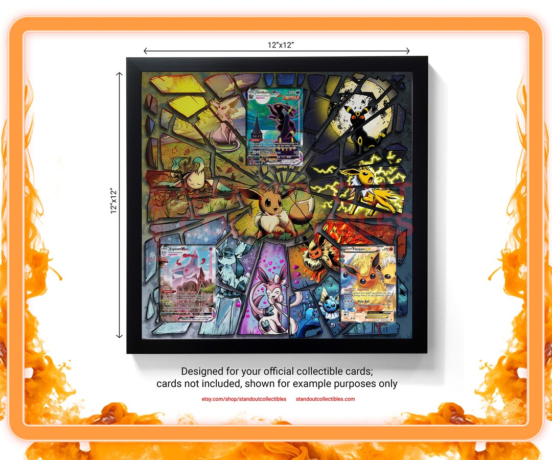Pokémon Eeveelution Pokemon Card Display Pokemon Collector - Etsy