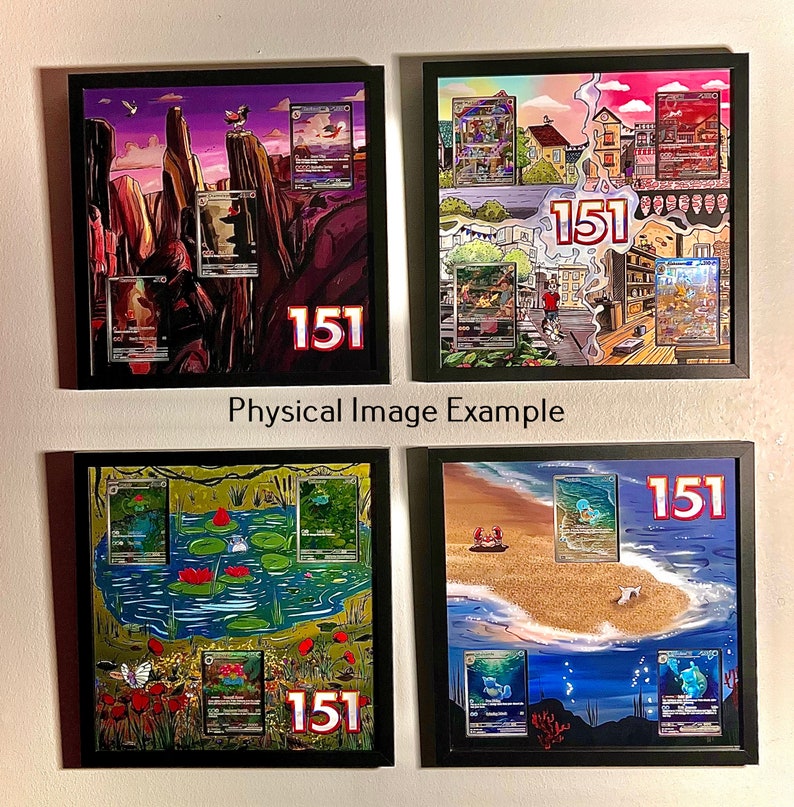 Charmander Charmeleon & Charizard 151 Extended Artwork Acrylic Card ...