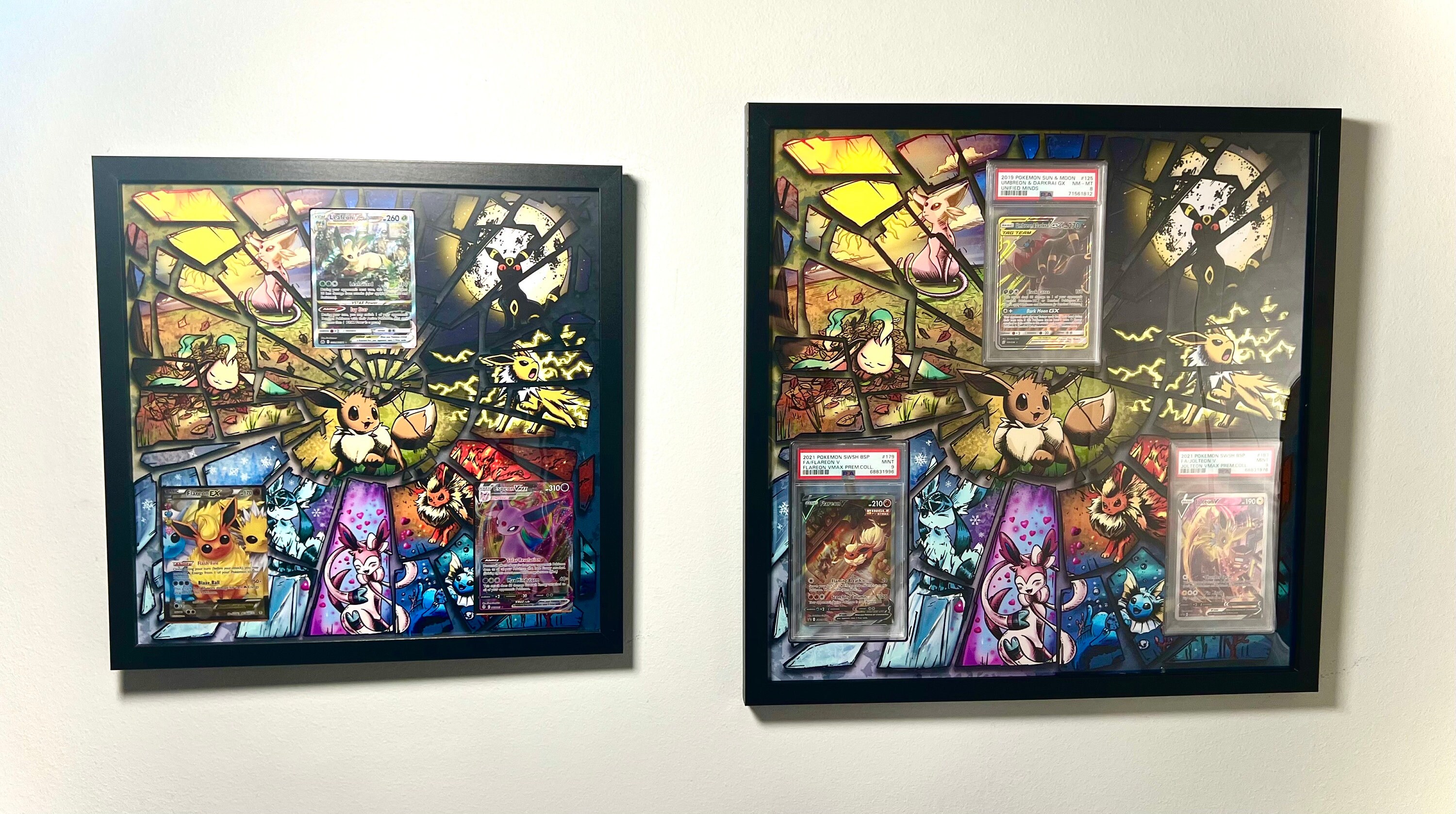 Pokémon Eeveelution Pokemon Card Display Pokemon Collector - Etsy