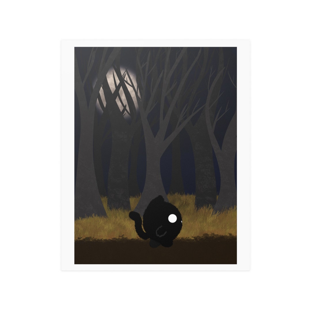 Critter Print - "it is Dark" - Etsy