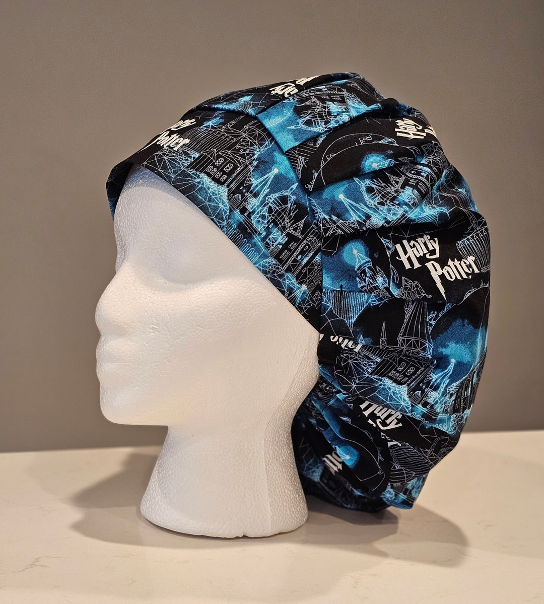 Harry Potter Hogwarts and Moon Scrub Hats - Etsy
