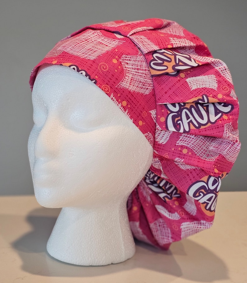 Oh My Gauze Scrub Caps in Bouffants, Euros, Ponytails, and Skull Caps ...