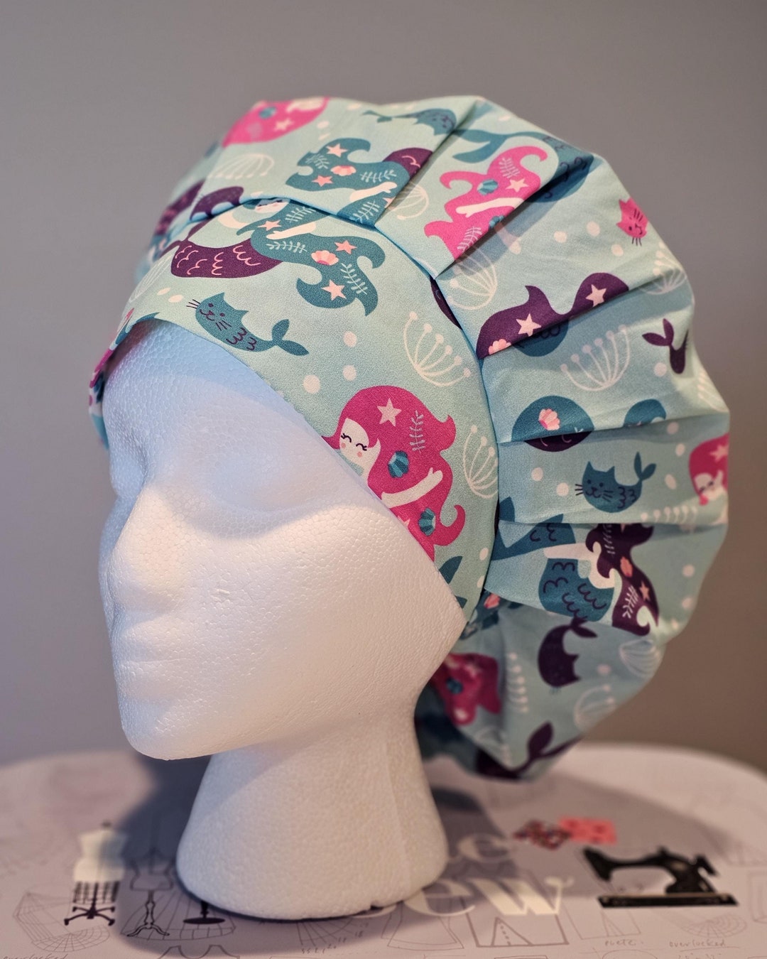 Mermaids in Purple Scrub Caps - Etsy