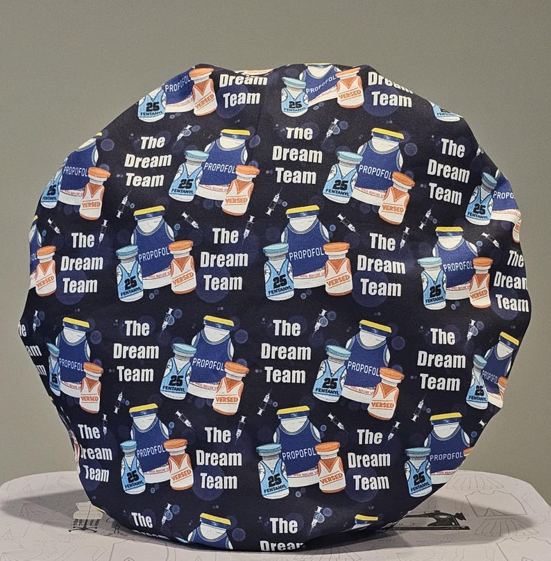The Dream Team Anesthesia Scrub Caps - Etsy