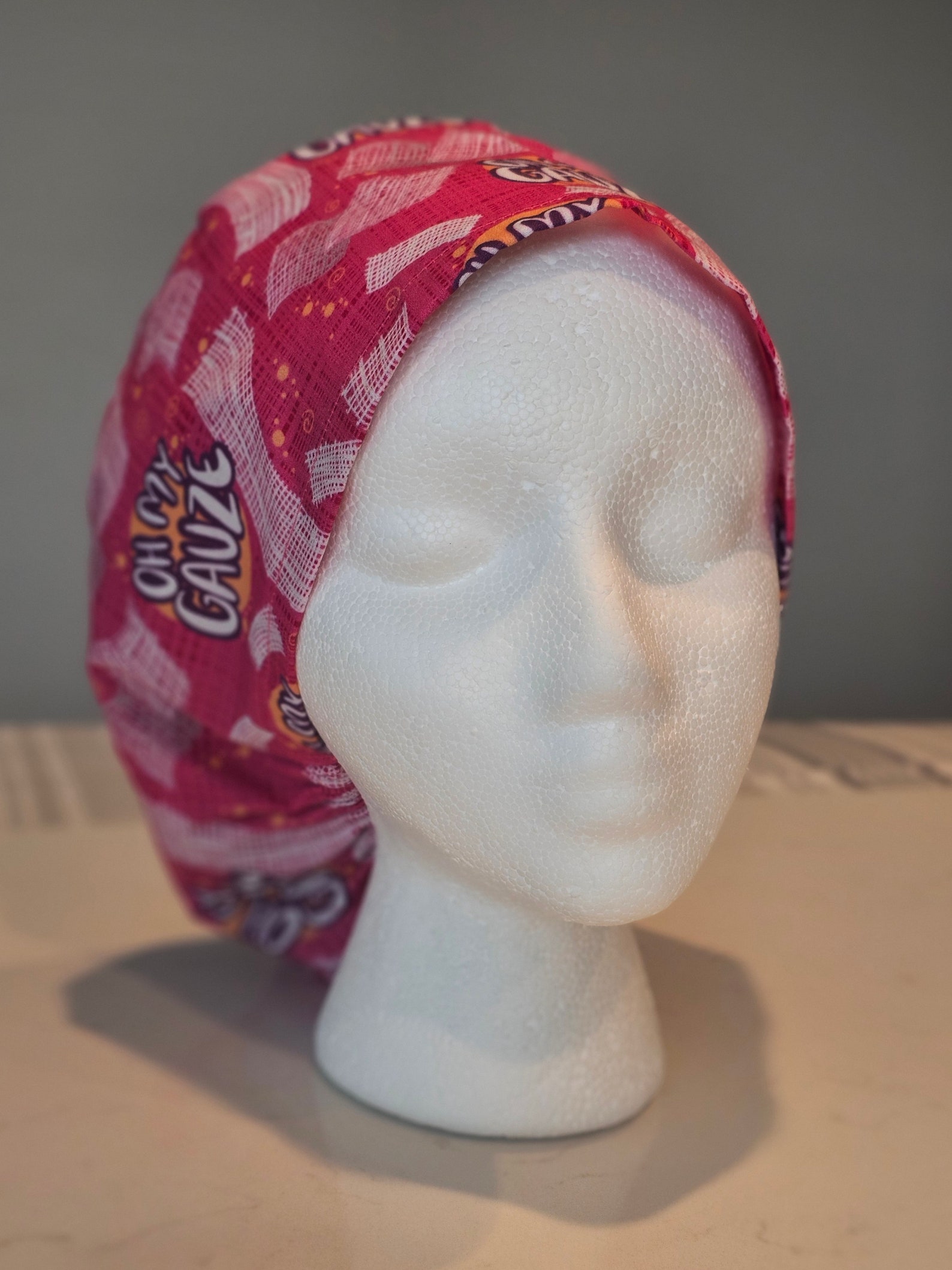 Oh My Gauze Scrub Caps in Bouffants, Euros, Ponytails, and Skull Caps ...