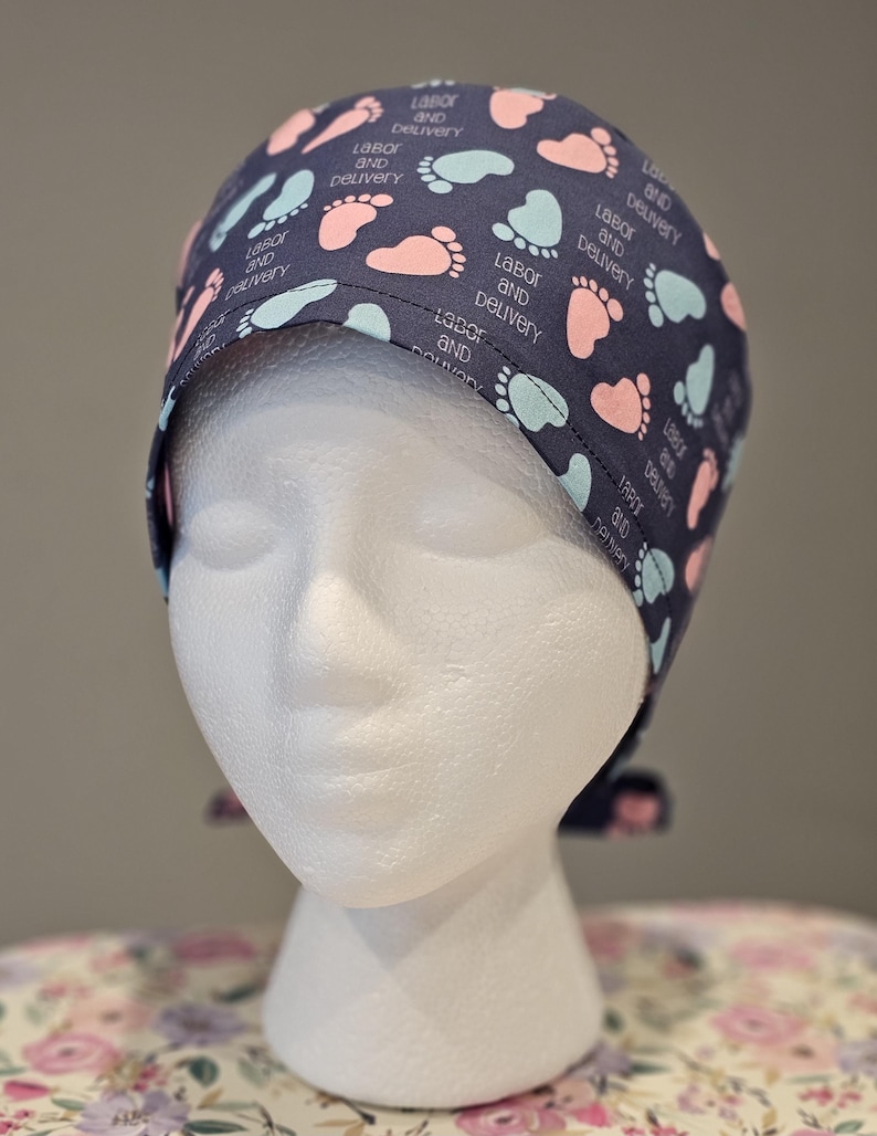 Baby Feet Labor and Delivery Scrub Caps - Etsy