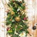 MCM Vintage Flocked Fruit Topiary in Green Hues in a Vintage Pale Green ...