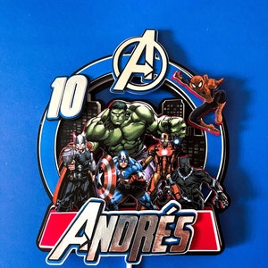 Superheroes Cake Topper | Crafted by M - Etsy