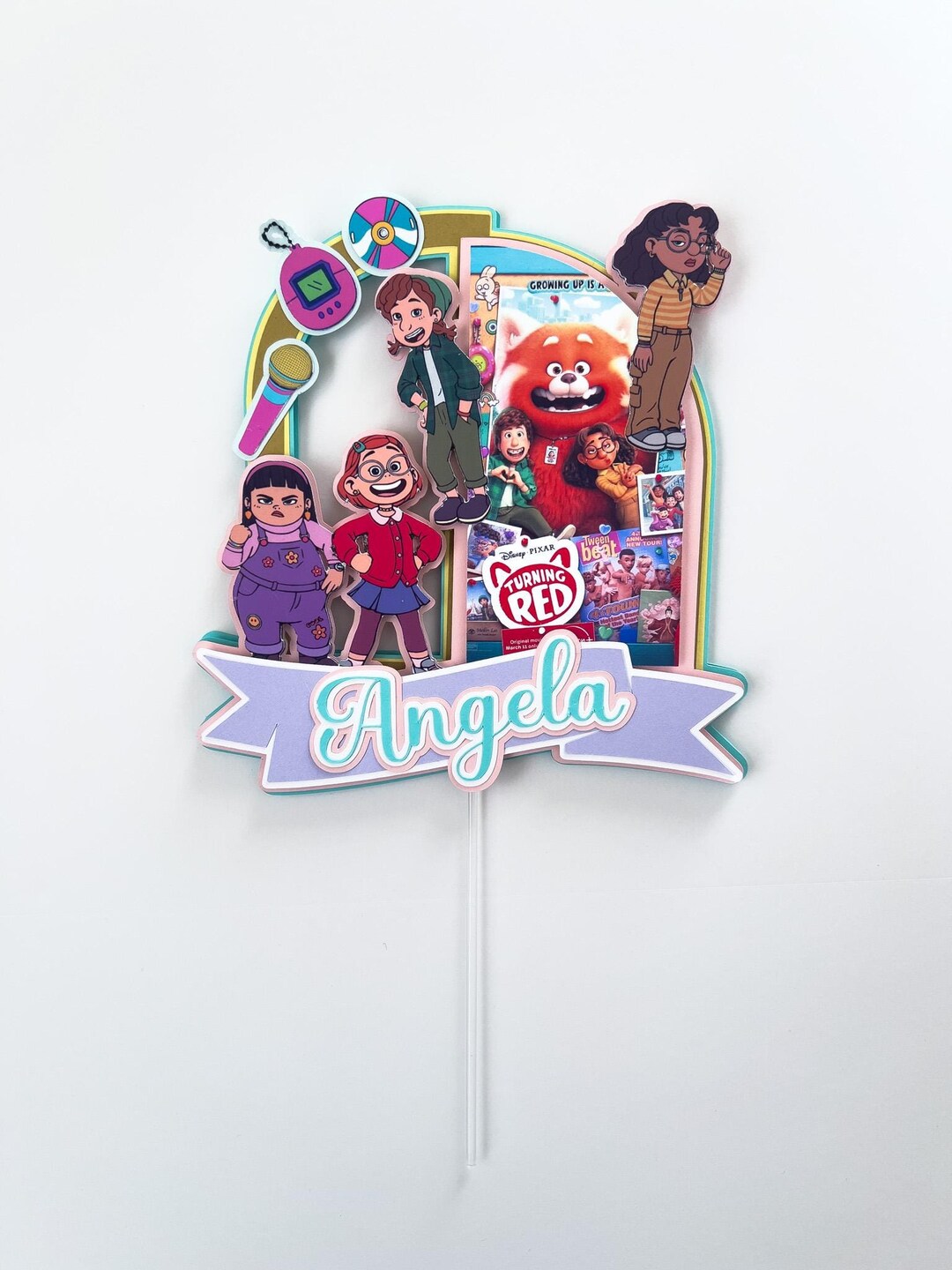 Turning Red Cake Topper | Crafted by M - Etsy