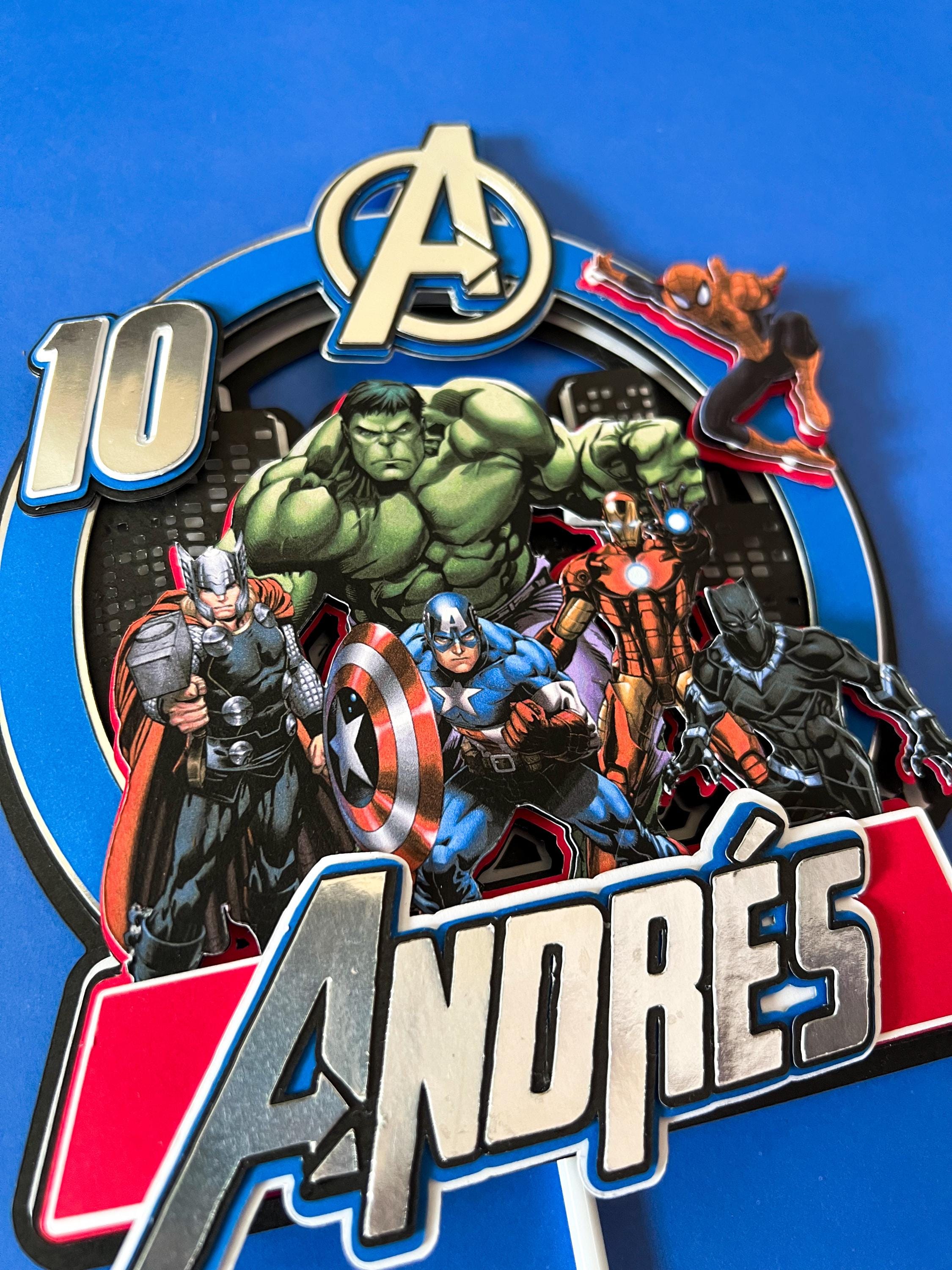 Superheroes Cake Topper | Crafted by M - Etsy