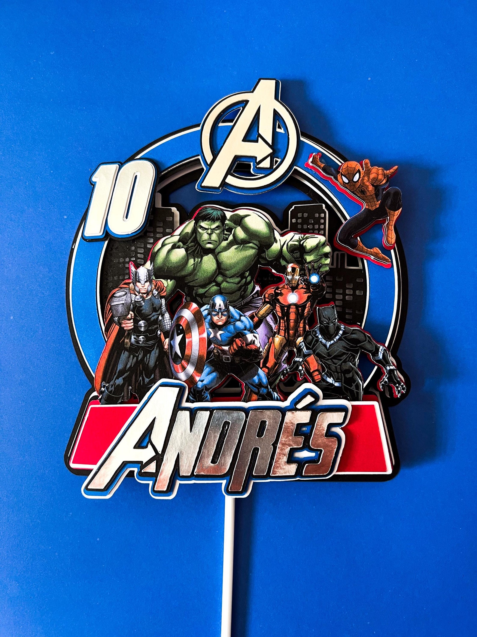 Superheroes Cake Topper | Crafted by M - Etsy