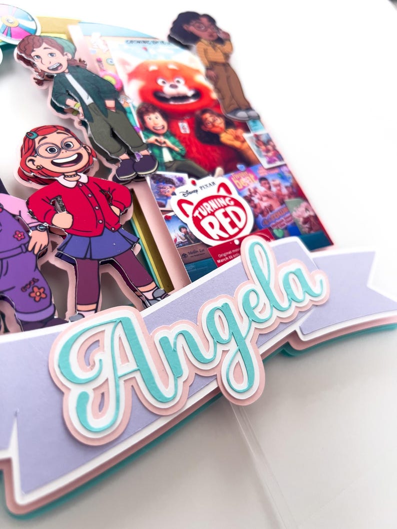 Turning Red Cake Topper | Crafted by M - Etsy